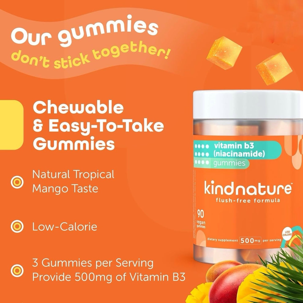 Vitamin B3 Gummies | Niacin Supplement – Kind Nature – KINDNATURE™